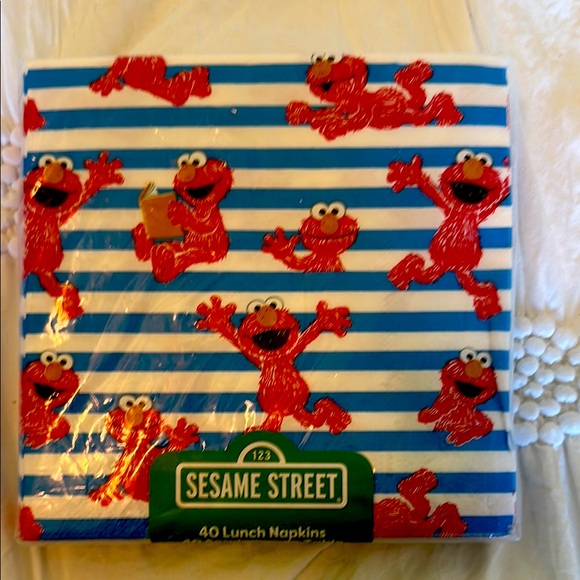 Sesame Street | Party Supplies | Nwt Unopened Sesame Street Elmo Lunch ...
